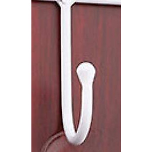 SHIMAJEE Animal Hanger Rack ( Set of 2 ) Over The Door Hanger Rack, Decorative Metal Door Hanger Holder for Coats, Clothes, Hats (White)