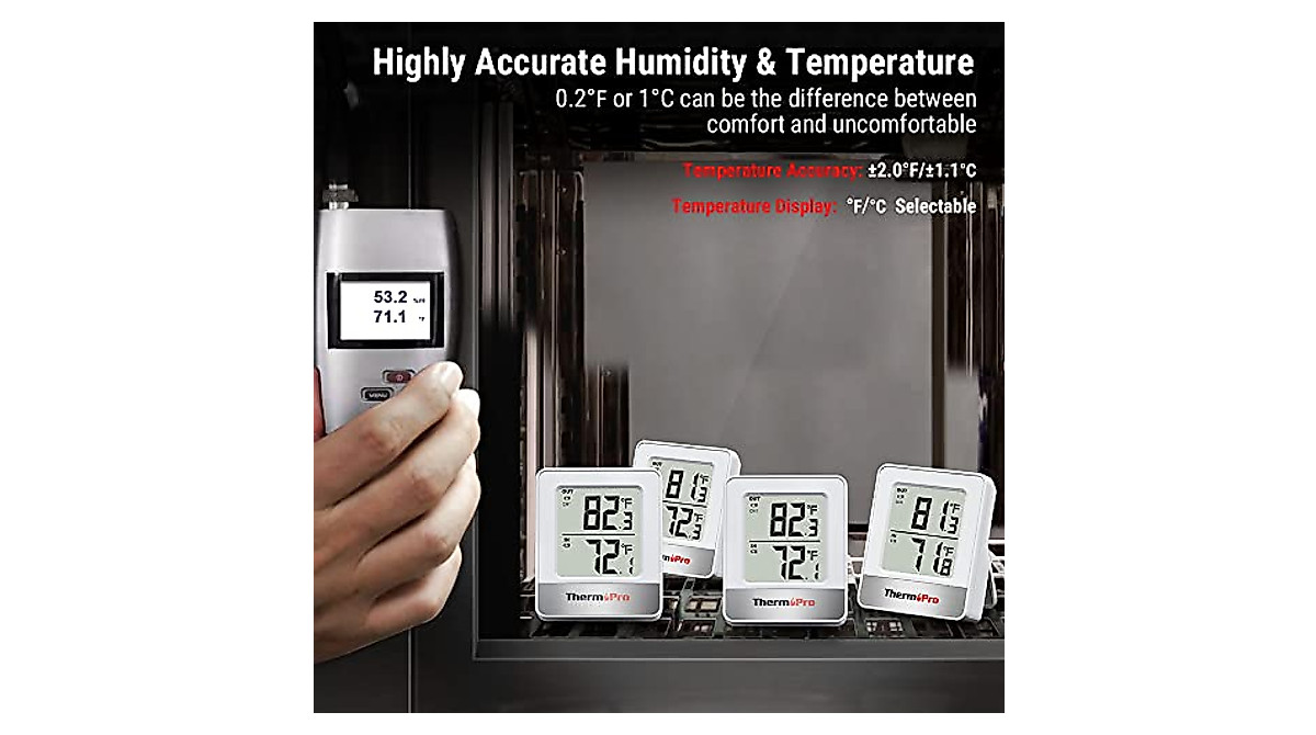 Wireless Indoor Outdoor Thermometer - ThermoPro TP200B
