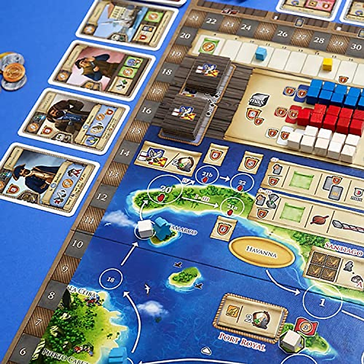 Capstone Games: Maracaibo, Big Box Strategy Board Game, Unique Story Mode Feature, A Nondestructive Legacy-Like Experience, 1 to 4 Players, Ages 12 and Up