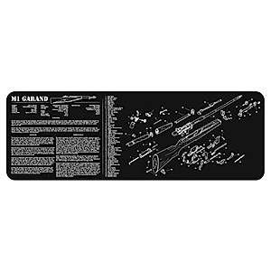 TekMat M1 Garand Gun Cleaning Mat, Black, One Size, TEK-R36-M1GARAND-BK