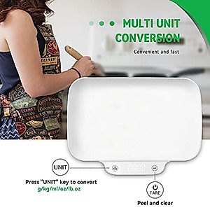 Kytree Pet Digital Scale, Puppy Scale Kitchen Weight Scale, Measures Small Animals with 33 lb/15 kg, Multi-Function Portable Electronic Scale Digital Weight for Pets