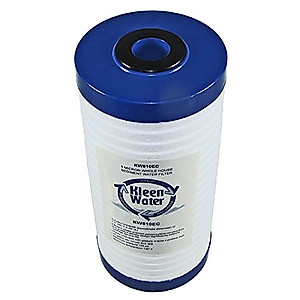 KleenWater Replacement Filters Compatible With Aqua-Pure AP810, AP801, 4 1/2 X 9 7/8 Inch, 5 Micron, Set of 4 with 4 AP801 Compatible O-Rings