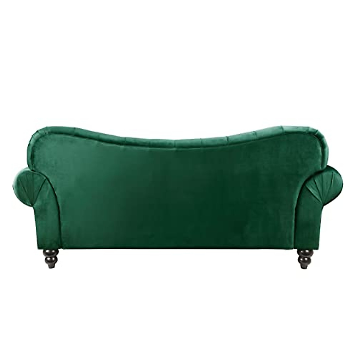 ICE ARMOR 2Pc Living Room Set Loveseat in Green Velvet Sofas