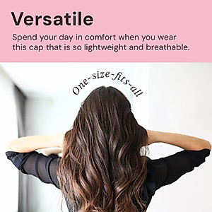 MILANO COLLECTION Wig Caps for Women | Premium Breathable, Stretchable, Nylon Bald Wig Cap Liner Stocking for Wigs and Lace Front Wigs, Hair Cap, Nude, 1 Pack of 9 Caps, 9 Count