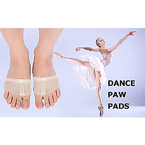 Dance Foot Thongs, Thong Toe Paws, Lyrical Shoes, Lyrical Ballet Belly Dance Foot Thongs, Dance Paw Pad Shoes Half Sole
