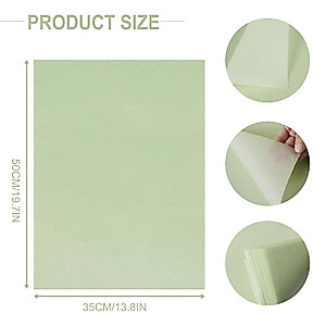 60 Sheets 20"X14" Metallic Green Tissue Paper, Mint Green Tissue Paper Bulk for Gift Bags Crafts Packaging Wrapping, Pearlescent Shimmer Wrapping Tissue Paper for Birthday Baby Shower Wedding