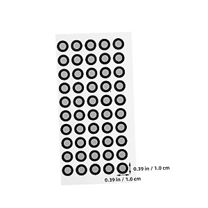 Mobestech 2 Sheets Scanner Reflective Film Markers for 3D Scanner Reference Points Reflective Marker Point 3D Scanner Marking Point Reflective Film Marker Point 3D Scanner Marker The Pet