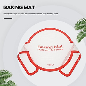 Hemoton Baking Mat Long Handles Dutch Oven Bread Mat Pastry Rolling Mat for Gentler Safer Easier Transfer Dough