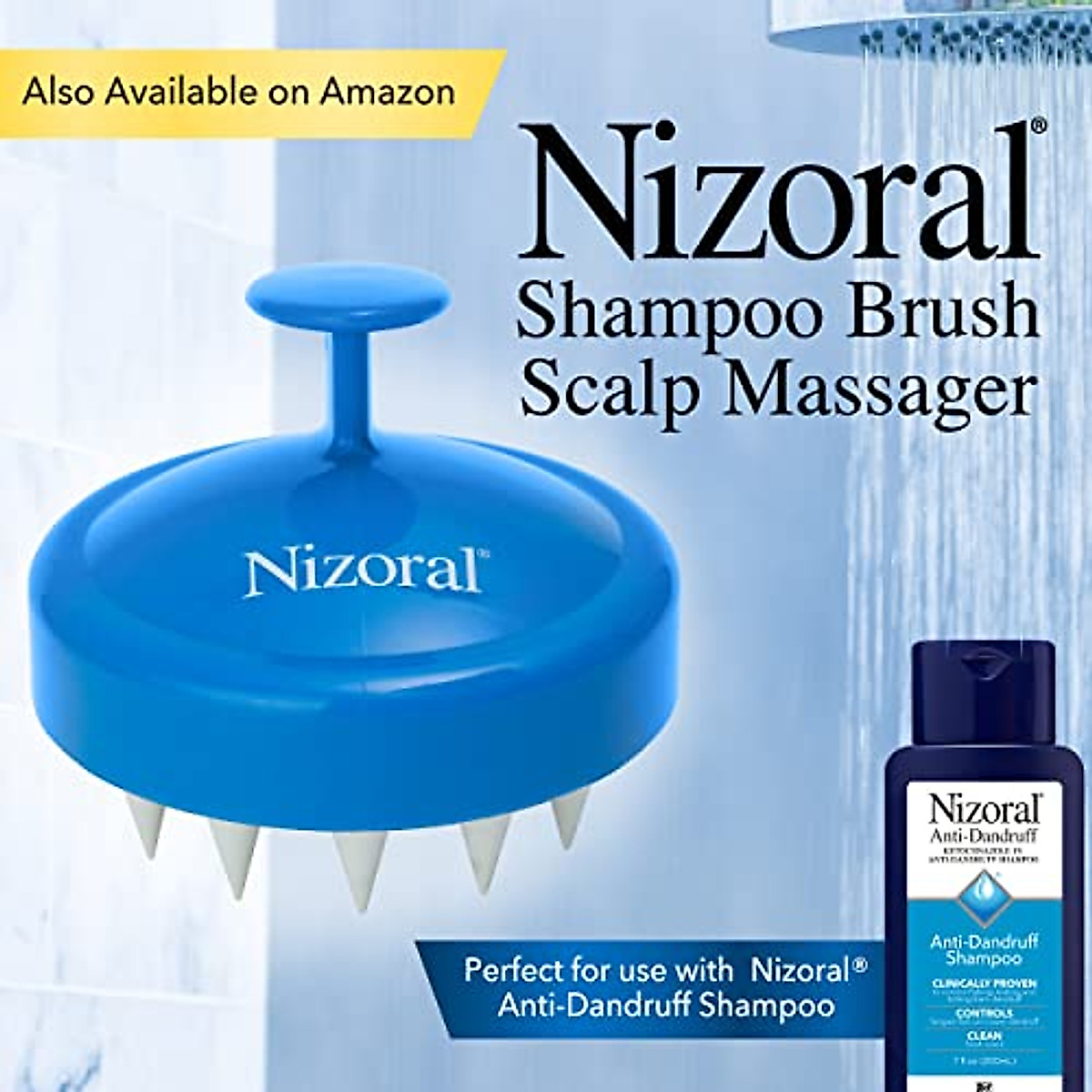 Nizoral Anti-Dandruff Shampoo with 1% Ketoconazole, Fresh Scent, 7 Fl Oz
