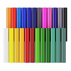 EPRCUT Permanent Vinyl for Cricut, 24ft Adhesive Vinyl Bundle for DIY Christmas Decorations Outdoor, Birthday, Wedding Party, Festival, 24 Counts Cricut Vinyl 12"x12" Sheets, Wall Stickers, Car Decals