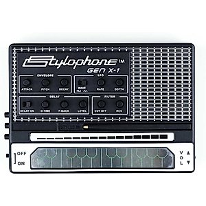 Stylophone Gen X-1 Portable Analogue Electronic Synthesizer with Built-in Speaker | Synth Musical Instrument | Synthesizer Keyboard | Stylophone Instrument