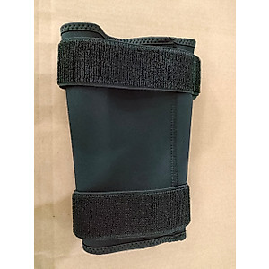 Ankle Monitor Cover for House Arrest, Probation, Parole, GPS, SCRAM Alcohol Bracelet, Immigration, Sex Offenders - Black Neoprene, Adjustable Elastic Hook and Loop Straps