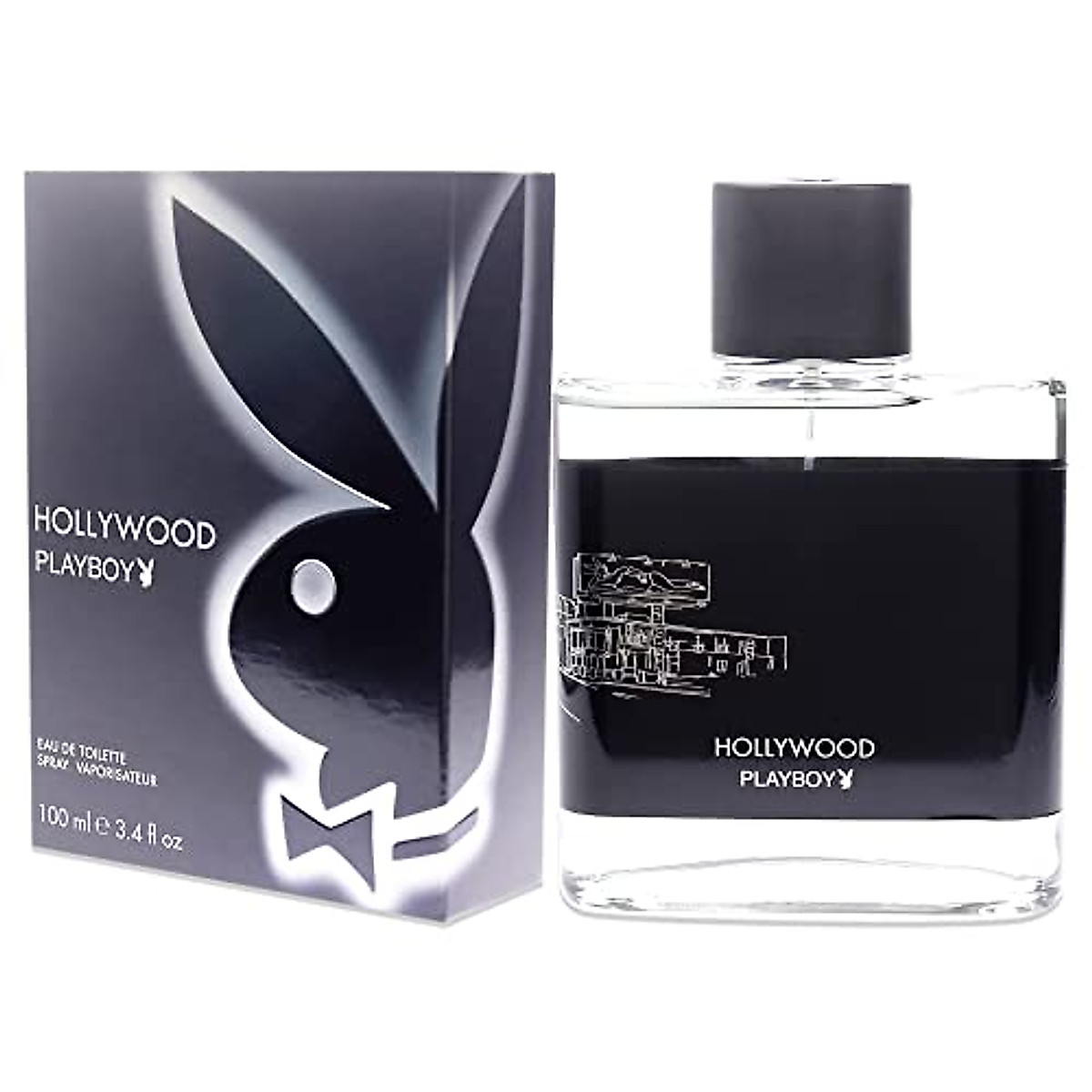 Playboy Fragrances Playboy Hollywood Eau De Toilette Spray 3.4 Oz/ 100 Ml for Men By 3.4 Fl Oz