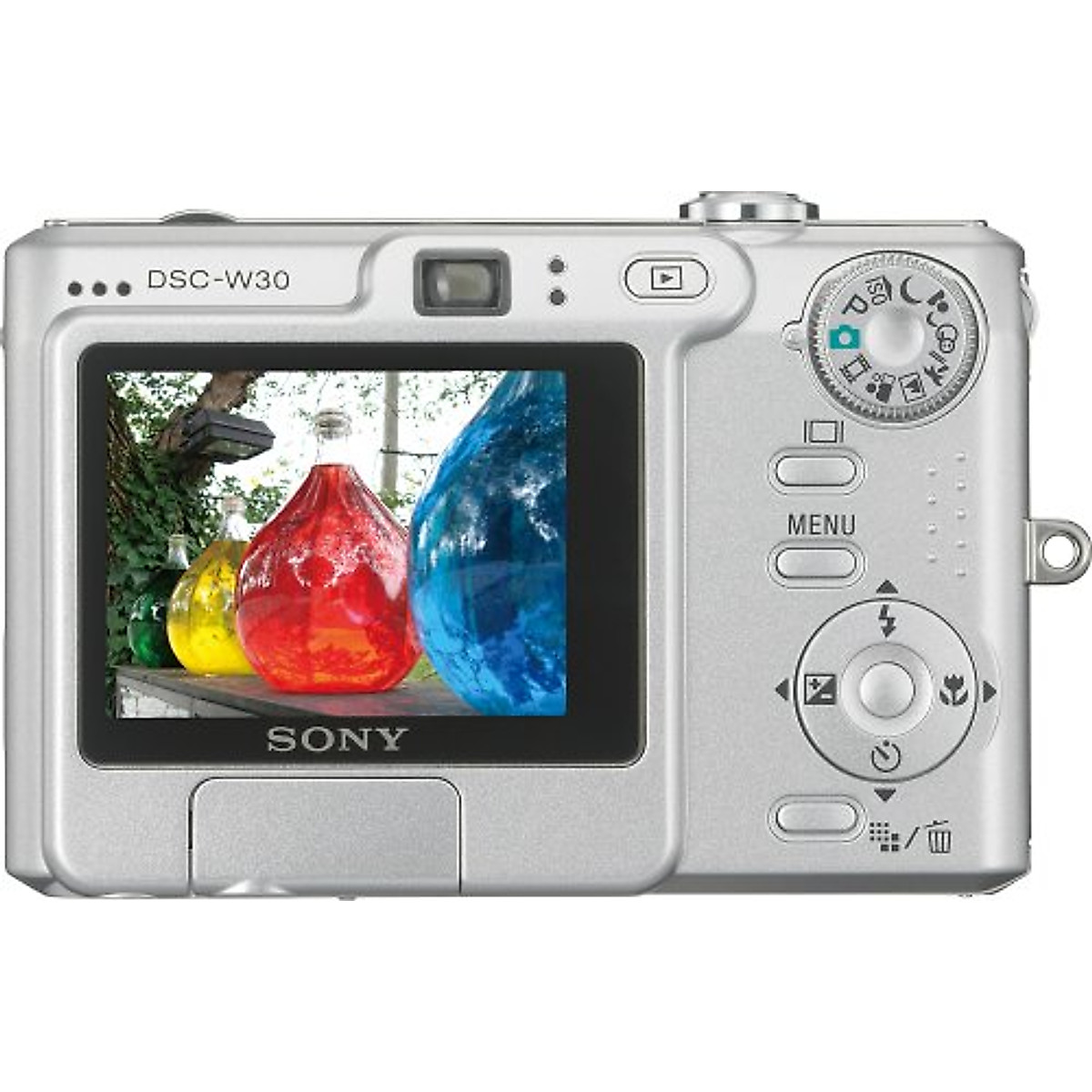 Sony Cybershot DSCW30 6MP Digital Camera with 3x Optical Zoom