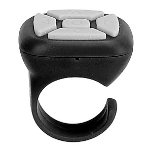 Remote App Page Turner, 5.3 Remote Control Long Remote Control Convenient USB Recharge for Camera Shutter (Black)