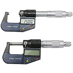 Micrometer Electronic Display Gauge Thickness Measuring Inch/Metric Diameter Caliper Micrometer Gauge Caliper Tool