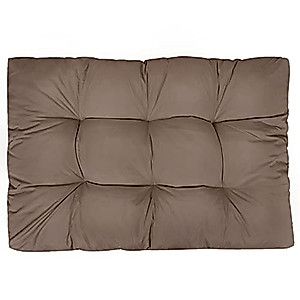 imasay Garden Seat Cushion Taupe 47.2"x31.5"x3.9" Fabric
