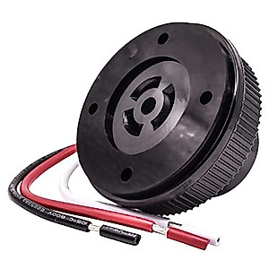 HQRP Photocell Sensor 3 pins Receptacle Light Switch Socket Dusk to Dawn Outdoor Plug Base Twist Lock for Led Flood Light, Outdoor Light, Garden Light, Street Light etc.