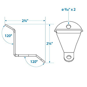 Seachoice Wall Mount Bottle Opener, 3 in., One Size, Stainless Steel