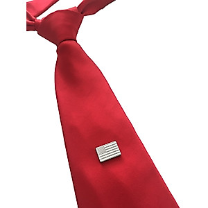 Tie Mags, The American Flag, Magnetic Tie Clip, Lapel Pin, Made In The USA