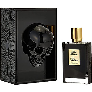 Kilian Black Phantom,"Memento Mori" Refillable Perfume Spray, 1.69 Fl Oz - with Clutch