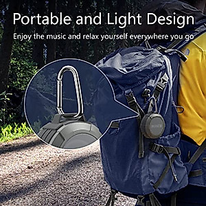 MANTO Bluetooth Speaker, Cuckoo Portable Bluetooth Shower Speaker, IPX5 Waterproof Wireless Speaker, Stereo Sound, Support SD Card for Home, Party, Travel, Outdoor Sports, Hiking, Camping, Cycling