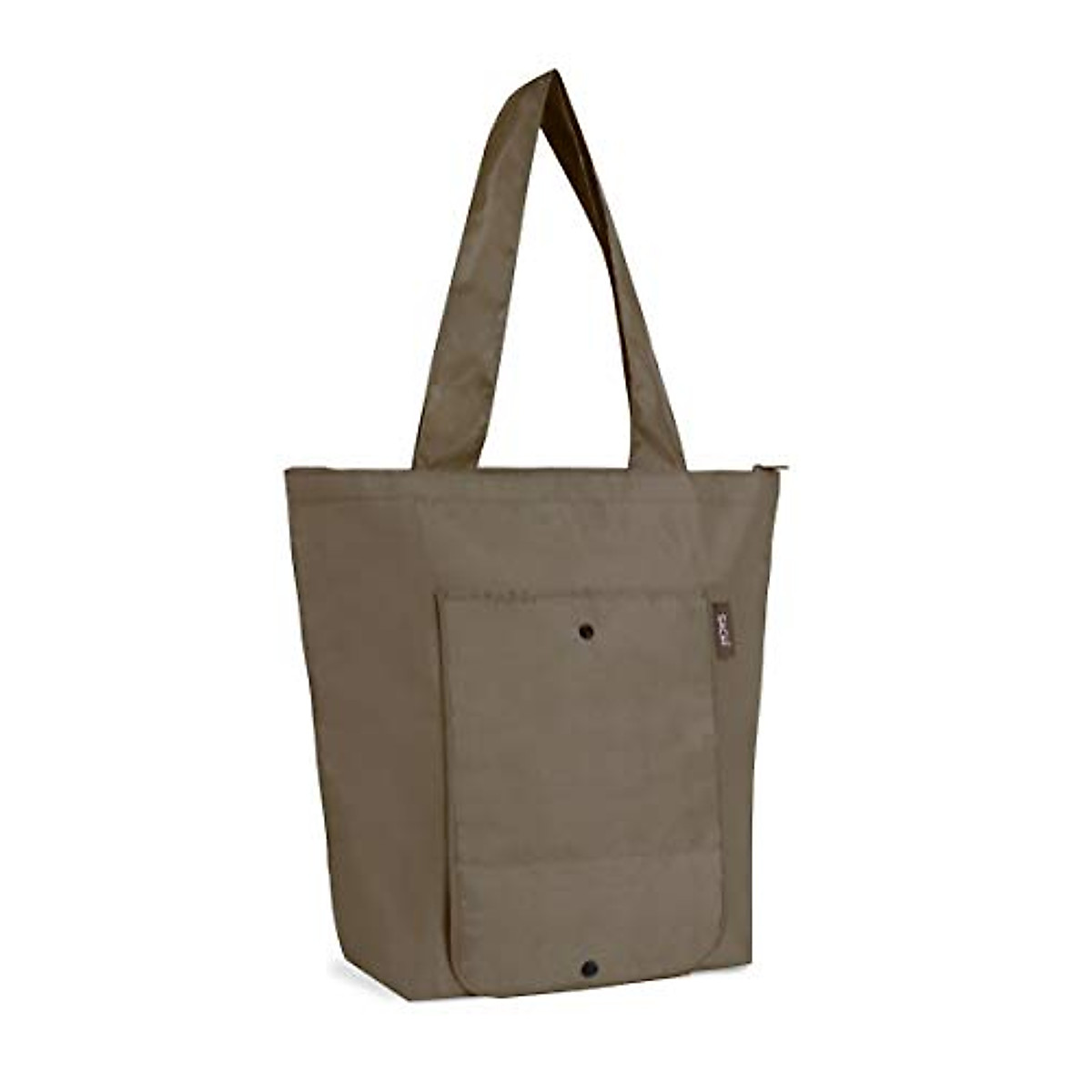 Sachi 3 Piece Market Tote Set – Insulated Thermal Reusable Grocery Bags for Cold and Hot Foods – Lightweight, Portable and Fold-able (Brown Damask Paisley)