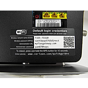 Verizon FiOS Router Updated 2019 - Fios Quantum Gateway G1100 AC1750 Wi-Fi Dual Band Wireless Routers for Internet Long Range + 1 Year Warranty