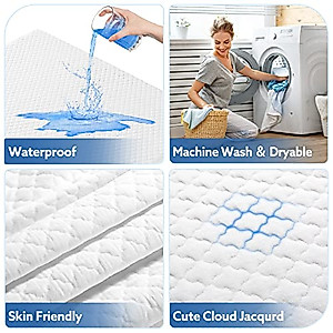 Pro Goleem Pack and Play Mattress (38’’x26’’x3.15’’), Waterproof Fitted Pack n Play Mattress Pad, Soft Playard Mattress Memory Foam Playpen Mattress Mini Crib Mattress for Babies and Toddlers