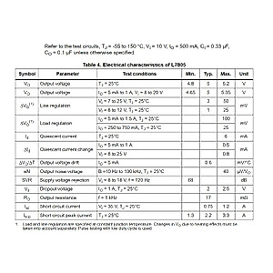 通用 horinker 10pcs L7805CV Three Terminal Positive Voltage Regulator IC 1.5A 5V,TO220.