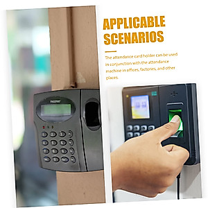 Tofficu 2pcs Material Card Rack Slot Pockets Cards Holder Attendance Card Rack Attendance Cards Holders Business Card Holder Attendance Cards Shelf Pp Greeting Card Office Dog