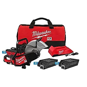 MX314-2XC MX Lithium-Ion Cordless 14 in. Cut Off Saw Kit Plus (2) Batteries and Charger