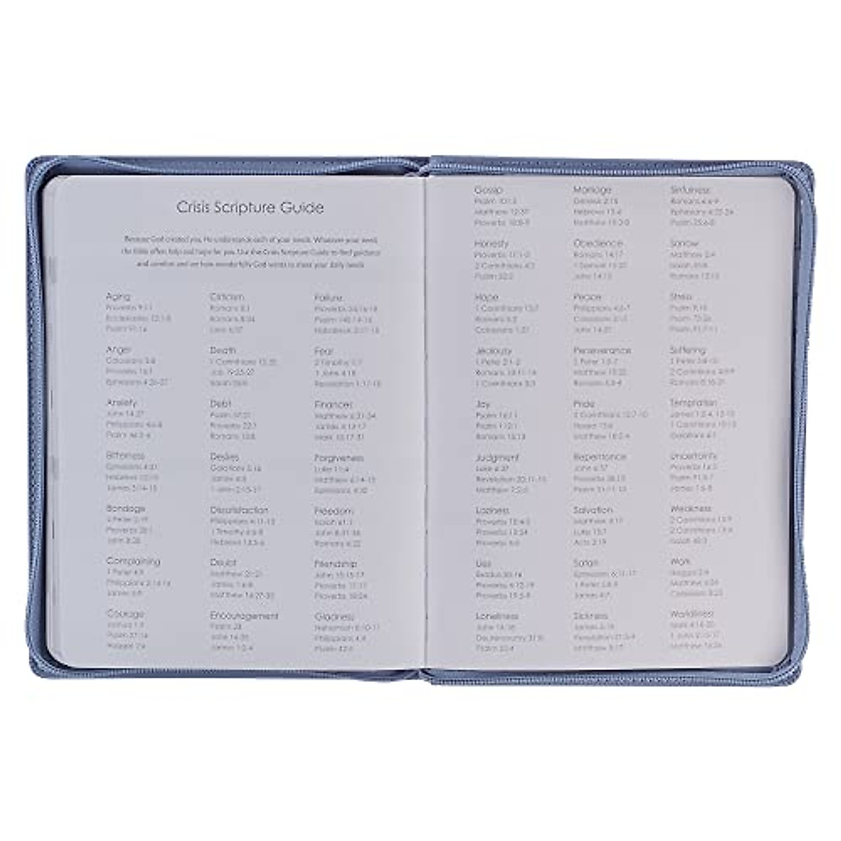 Christian Art Gifts 2023 18-Month Women's Faux Leather Personal Planner/Organizer w/Zipper Closure: Joy of the Lord is My Strength - Nehemiah 8:10 Bible Verse, Aug 2022-Jan 2024, Soft Blue, Large