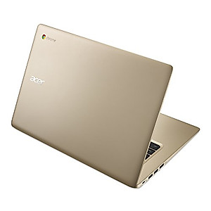 Acer Chromebook 14, Aluminum, 14-inch Full HD, Intel Celeron N3160, 4GB LPDDR3, 32GB, Chrome, Gold, CB3-431-C0AK