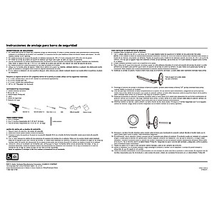 Delta Faucet DF549 Hollow Wall Anchor for Bathroom Safety Grab Bar
