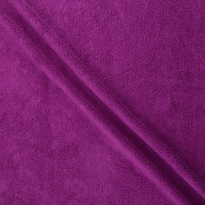 Mook Fabrics Micro Fiber Solid, Purple Cut by The Yard
