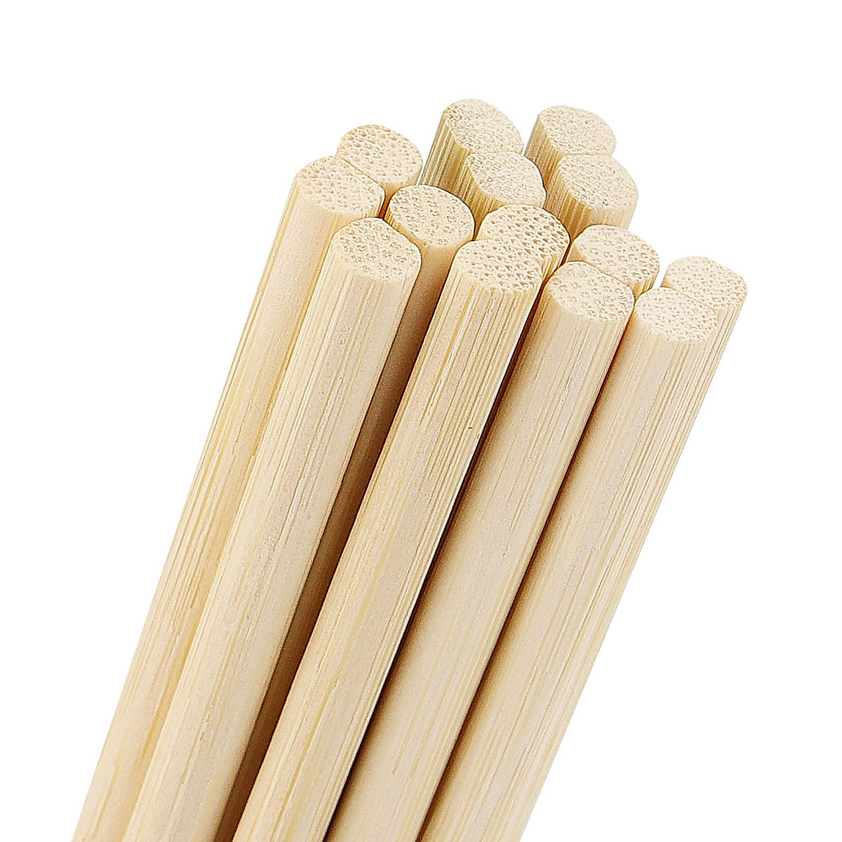 MANCHAP 500 Pairs 8 Inch Chopsticks, 20cm Individually Clear Packaged Bamboo Chopsticks, Chinese Chop sticks Natural Bamboo Chopstick Bulk for Eating, Catering, Takeaway