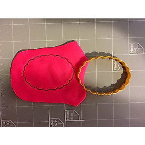 Scalloped oval Cookie Cutter (4 inches)