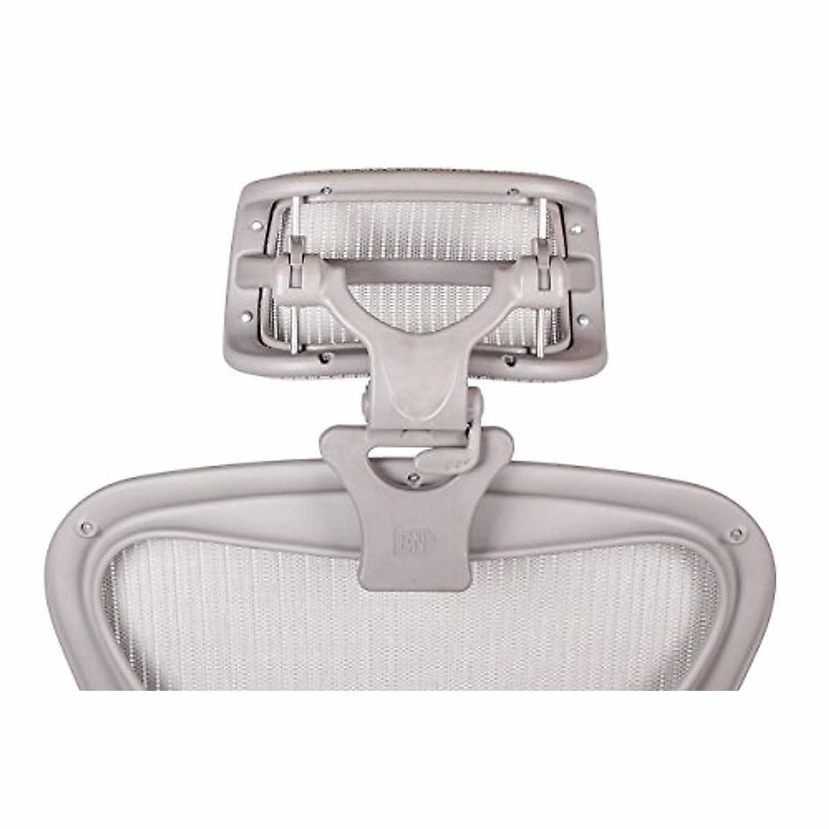 The Original H3 Zinc Headrest for Herman Miller Aeron Chair Plus Casters | Colors and Mesh Match Classic Aeron Chair 2016 and Earlier Models | Aeron Chair Not Included