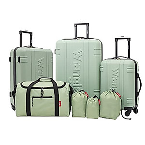 Wrangler Venture Luggage and Travel, Laurel, 7-Piece Set