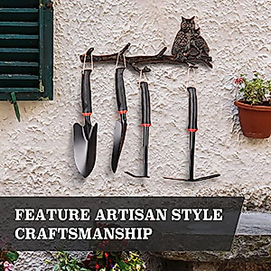 Gudoesy Wall Hooks，Decorative Wall Hooks，Rustic Decorative Coat Hooks for Hanging