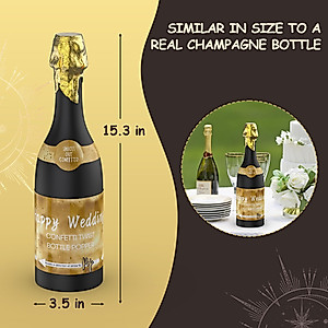 POPUPARTY Champagne Bottle Party Popper - 15.3'' (1 Pc.) - for Birthday, Celebration, Wedding, New Year, Party Decoration