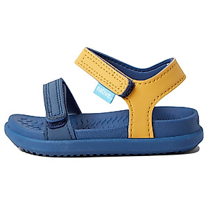 Native Shoes Baby Boy's Charley Sugarlite Block (Toddler) Wheat Frontier/Frontier Blue 7 Toddler M