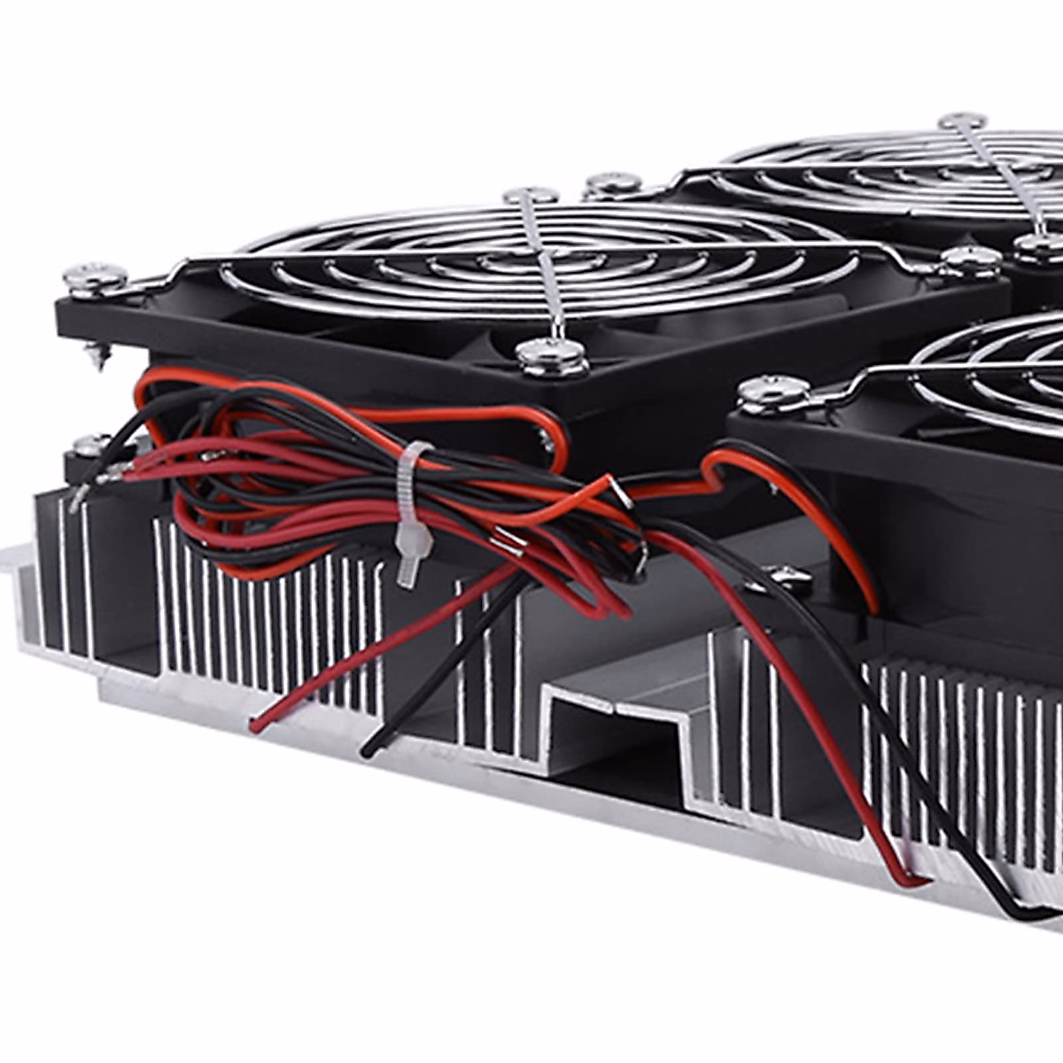 Thermoelectric Cooler Peltier, 12V 240W Semiconductor Refrigeration Cooling System Cold Plate Cooler with Fan