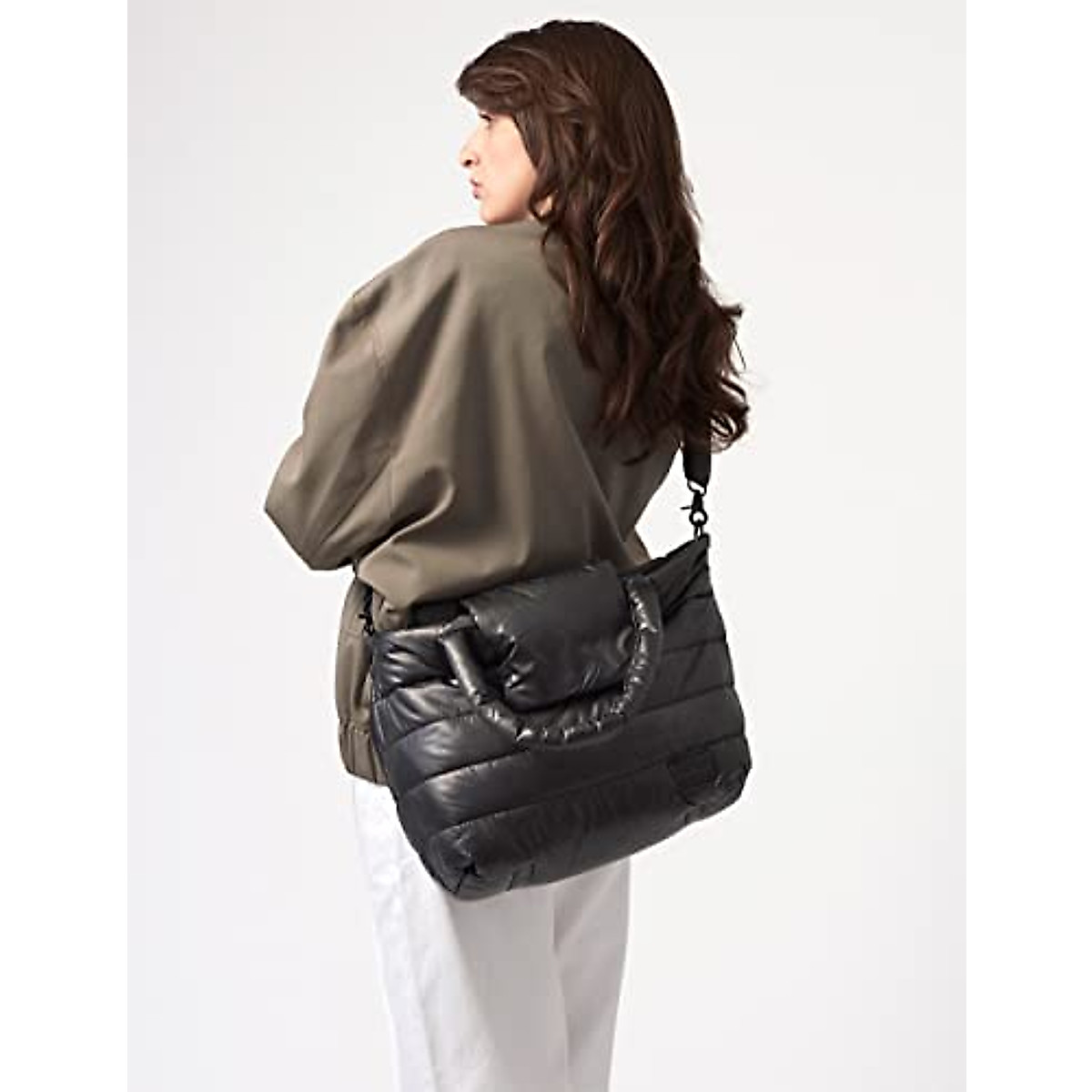 7AM Voyage Capri Tote - Everyday, Compact & Water Repellent Bag (Black)