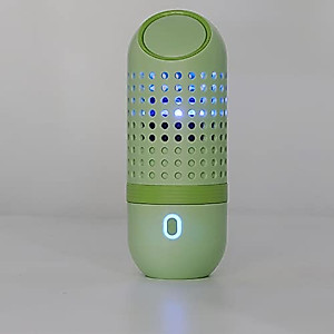 Portable Ultrasonic Washing Cleaner,plplaaoo Fruit and Vegetable Washing Machine, Wireless Food Purifier IPX7 Waterproof Portable Wireless USB Rechargeable Food Purifier for Rice Food (Green)