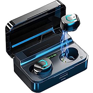 Wireless Earbuds Active Noise Cancelling – Bluetooth 5.2 Earbuds, in-Ear Headphones with 4 Mics, Clear Sound Deep Bass Earphones, Lightweight Fit, Low Latency, IPX7 Waterproof, 32Hrs