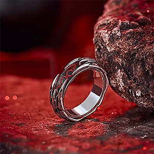 Anime Fate Stay Night Ring Necklace/Ring Black Saber Armour Cosplay Adjustable Opening Jewelry Prop Accessories Christmas Gift Set