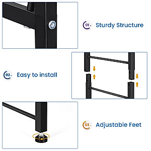 5 Gallon Water Bottle Holder, 3 Tier Water Jug Rack, Water Cooler Jug Rack for 5 Gal Water Bottle, Water Jug Dispenser Stand, Heavy Duty 5 Gallon Water Jug Stand for 6 Bottles with Lifter