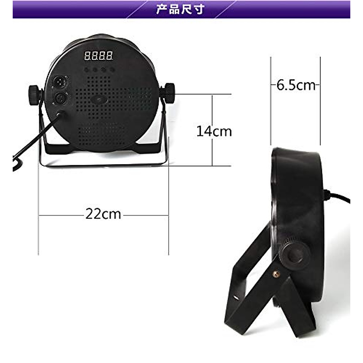 LED Stage Lights XPCLEOYZ 54x3W LED Par Light RGBW 162Watt DMX 512 Stage Lighting for Home Party Wedding DJ Show Club Concert Dance Floor Lighting - 4 Pack … (8PCS)